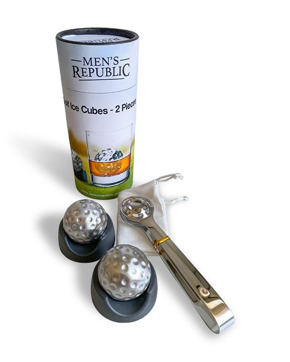Men's Republic Golf Ball Ice Cubes - 2 Pieces – Saunders Mensland